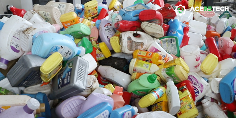 HDPE Bottle Recycling and Washing Line | ACERETECH Waste Recycle Lines ...