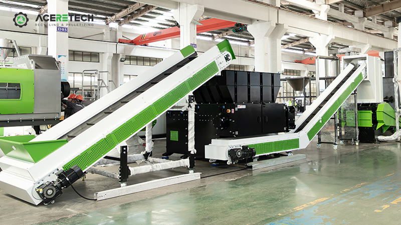 Hard Plastic Purge Lump Shredding & Crushing Solution | Purge Lump ...